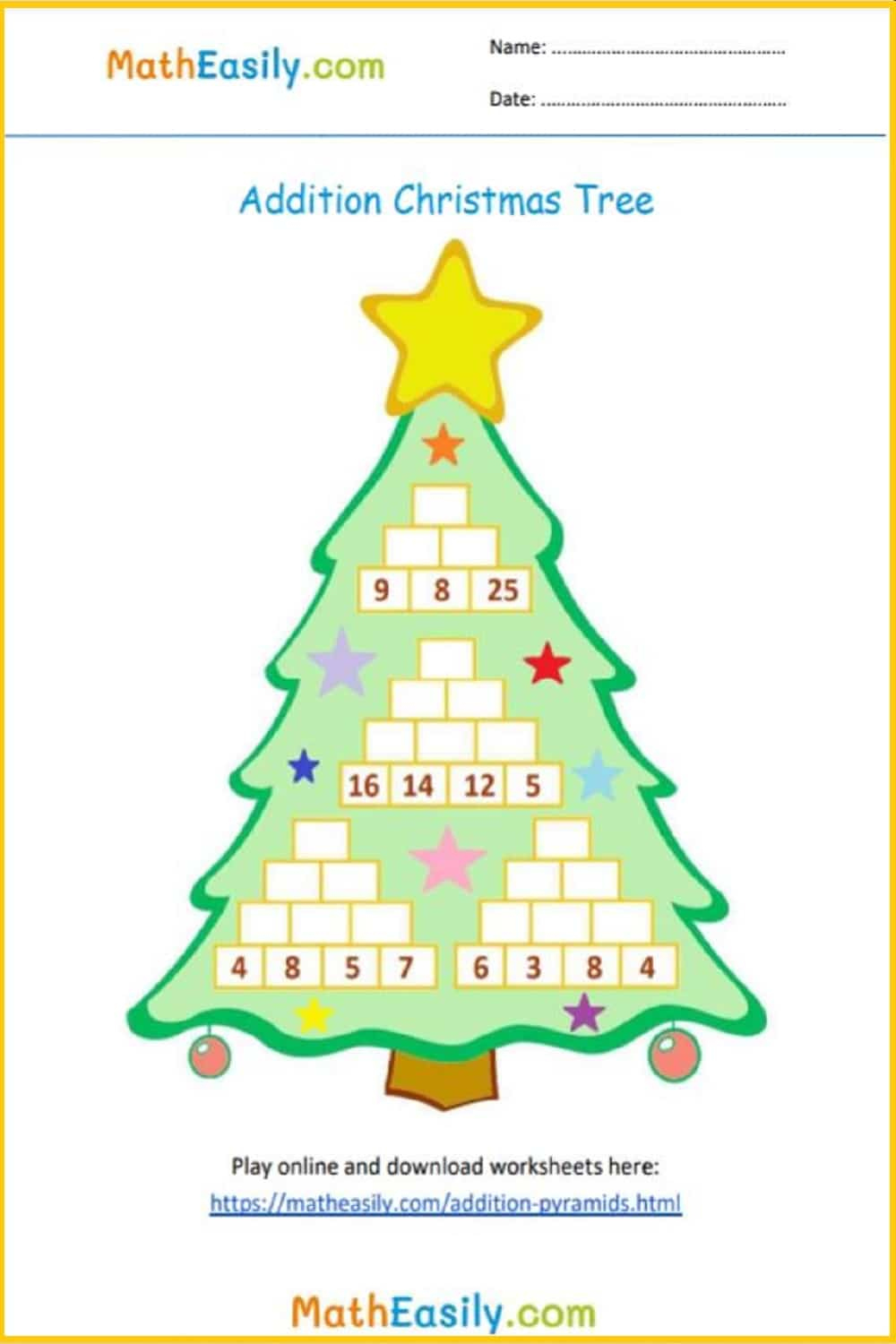 Free Christmas Math Worksheets 2nd Grade | Printable Worksheets
